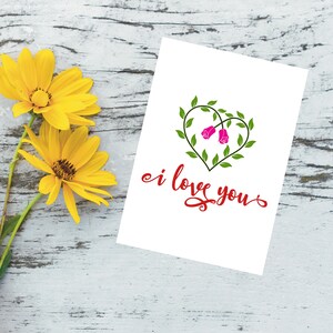 Printable Valentines Card | Digital Greeting Card |printable Greeting ...