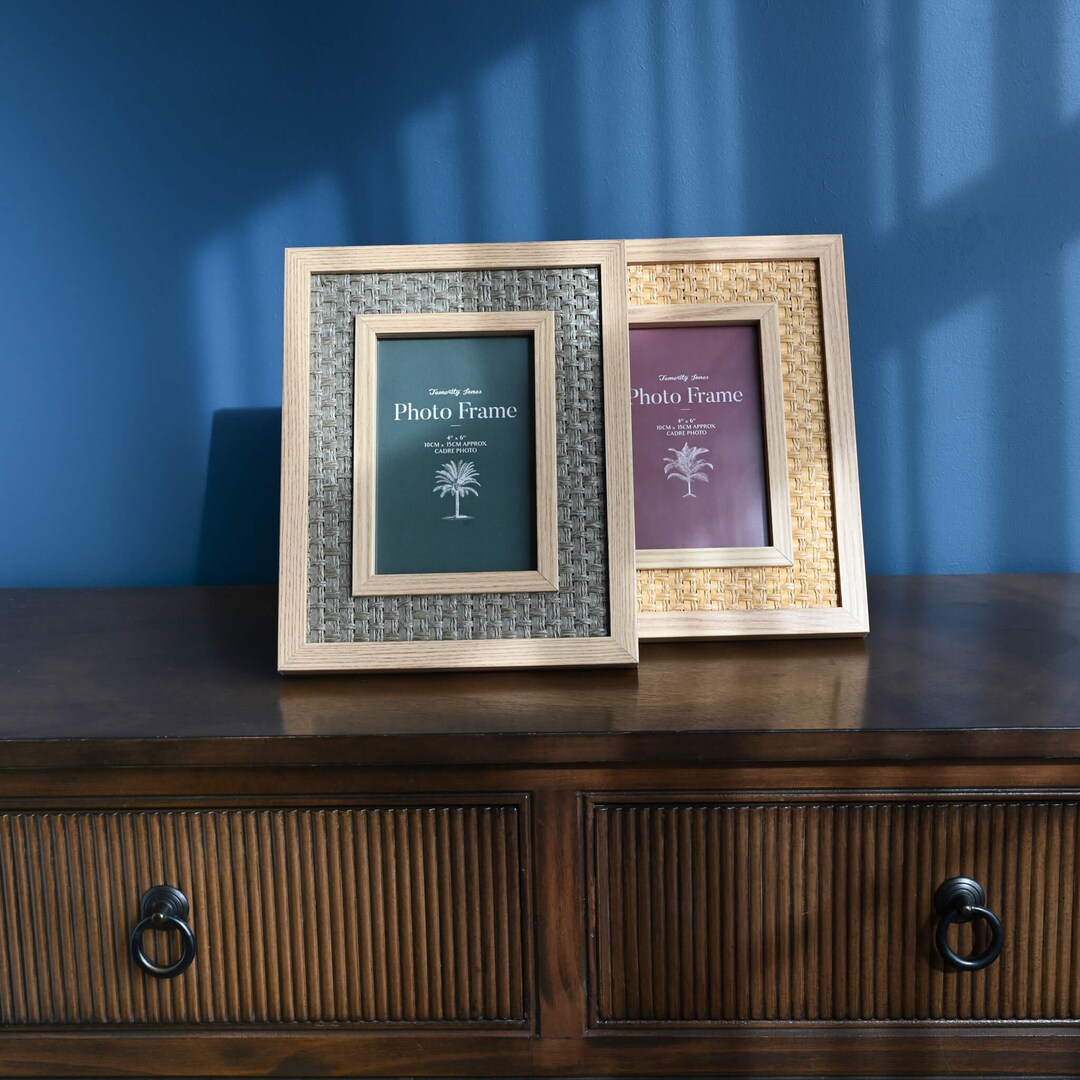 Rattan Photo Frame - Etsy