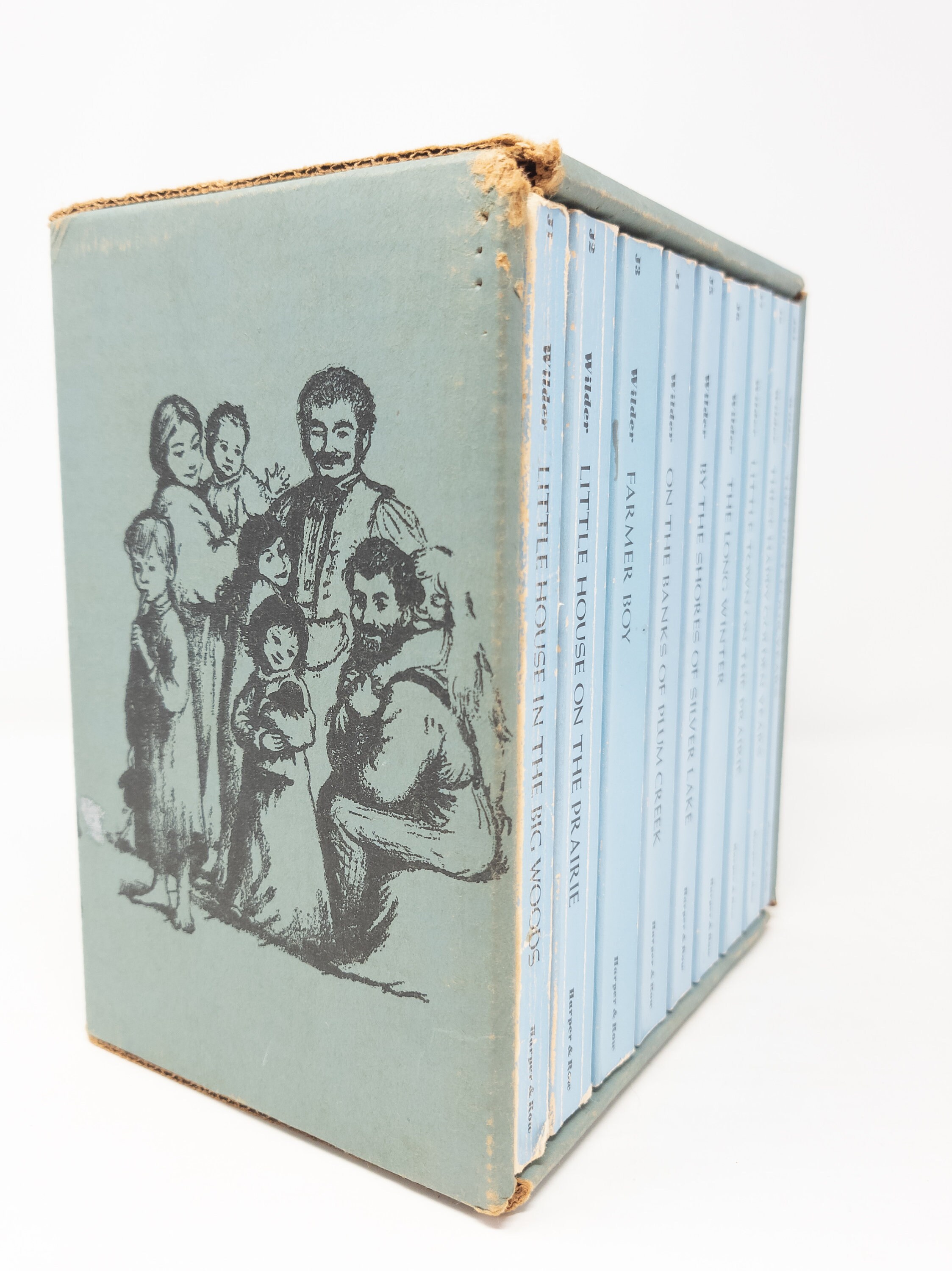 Little House Books Complete Vintage Set Laura Ingall Wilder Vintage ...