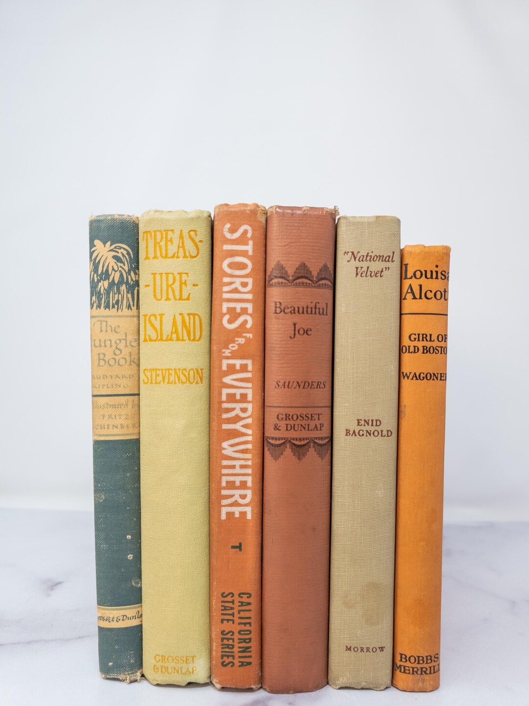 Vintage Children's Book Bundle (set of 6) | Classic Kids Books | Muted ...