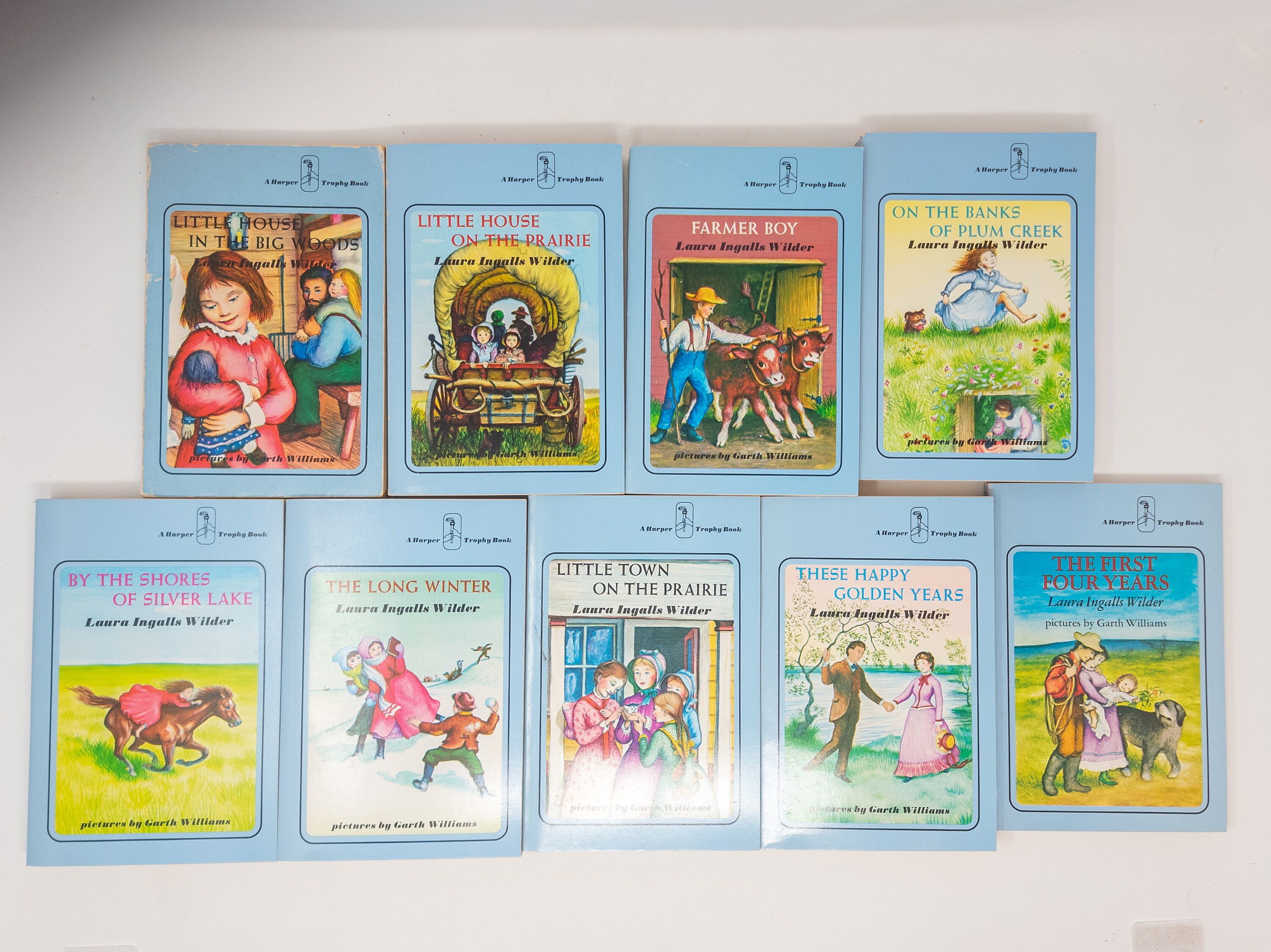 Little House Books Complete Vintage Set Laura Ingall Wilder Vintage ...
