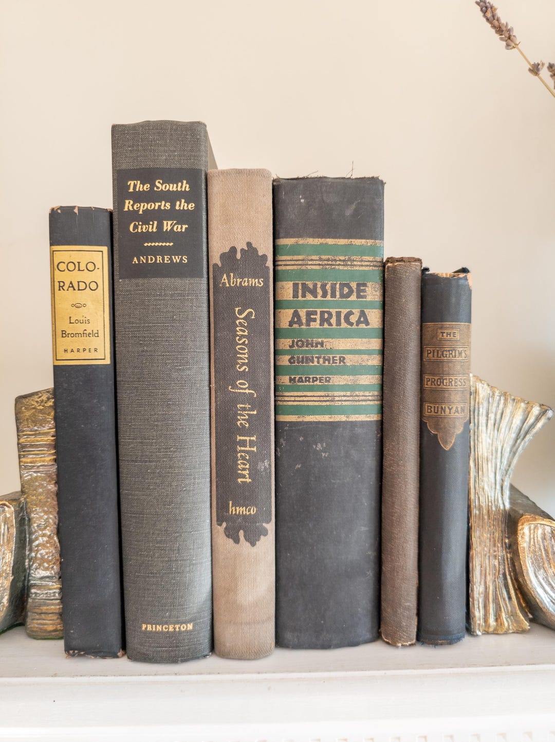 Black Books (set of 6)- Hardcover Books, Home Decor, Bookshelf Decor ...