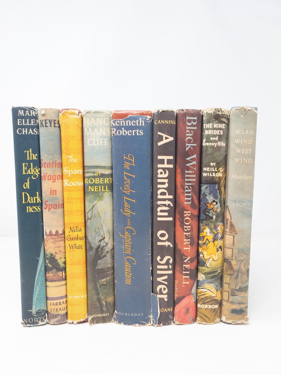 1950s Book Club Edition Books | Set of 9 | Good Condition With Dust ...