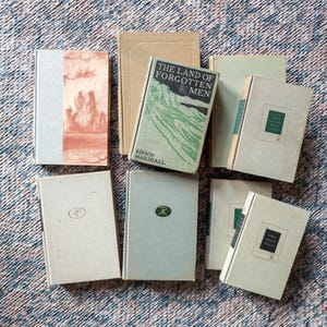 Neutral Vintage Book Bundle set of 9 Home Decor, Bookshelf Decor, Book ...