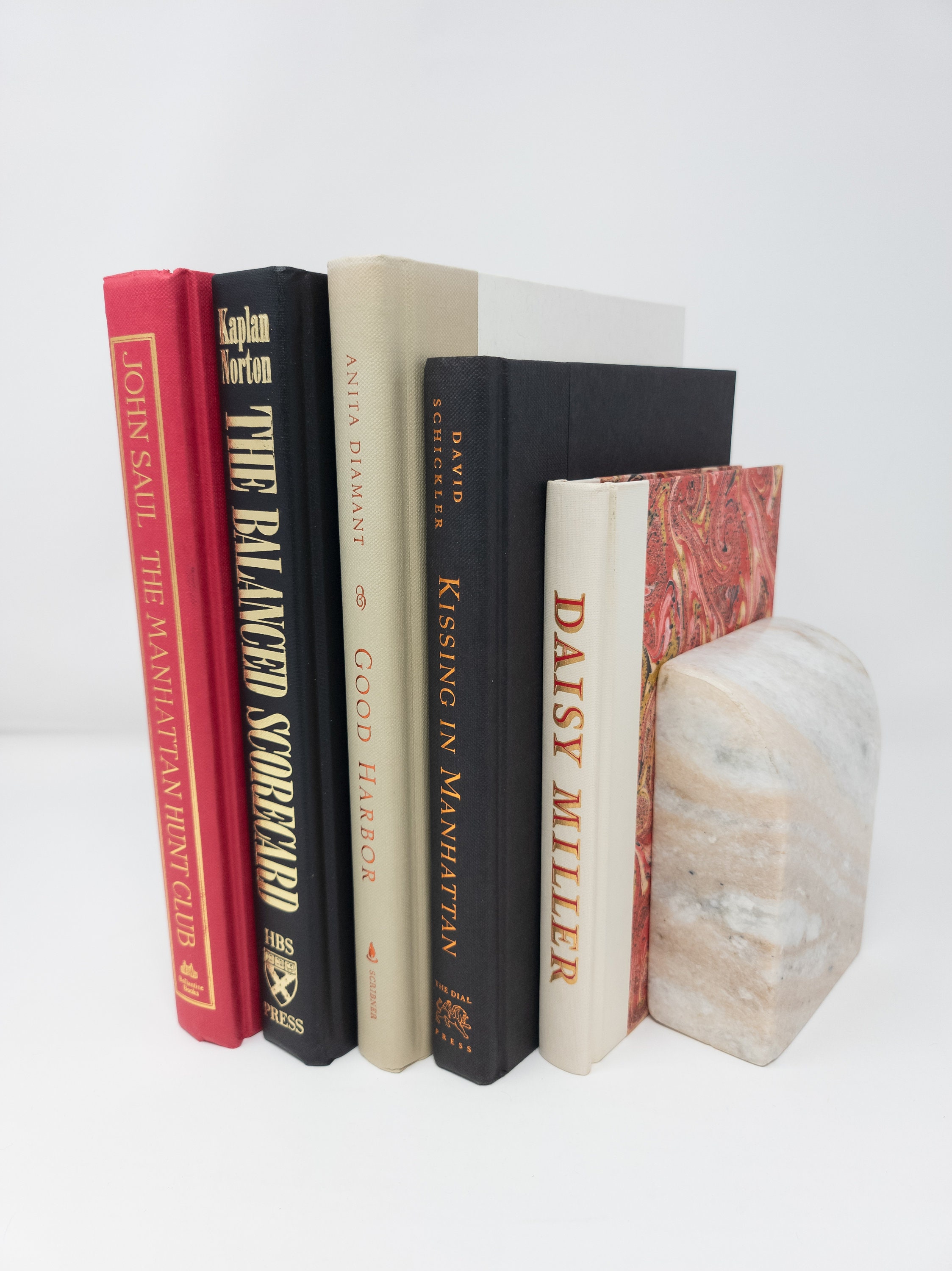 Red and Black Books set of 5 Hardcover Black Books, Black Bookshelf ...