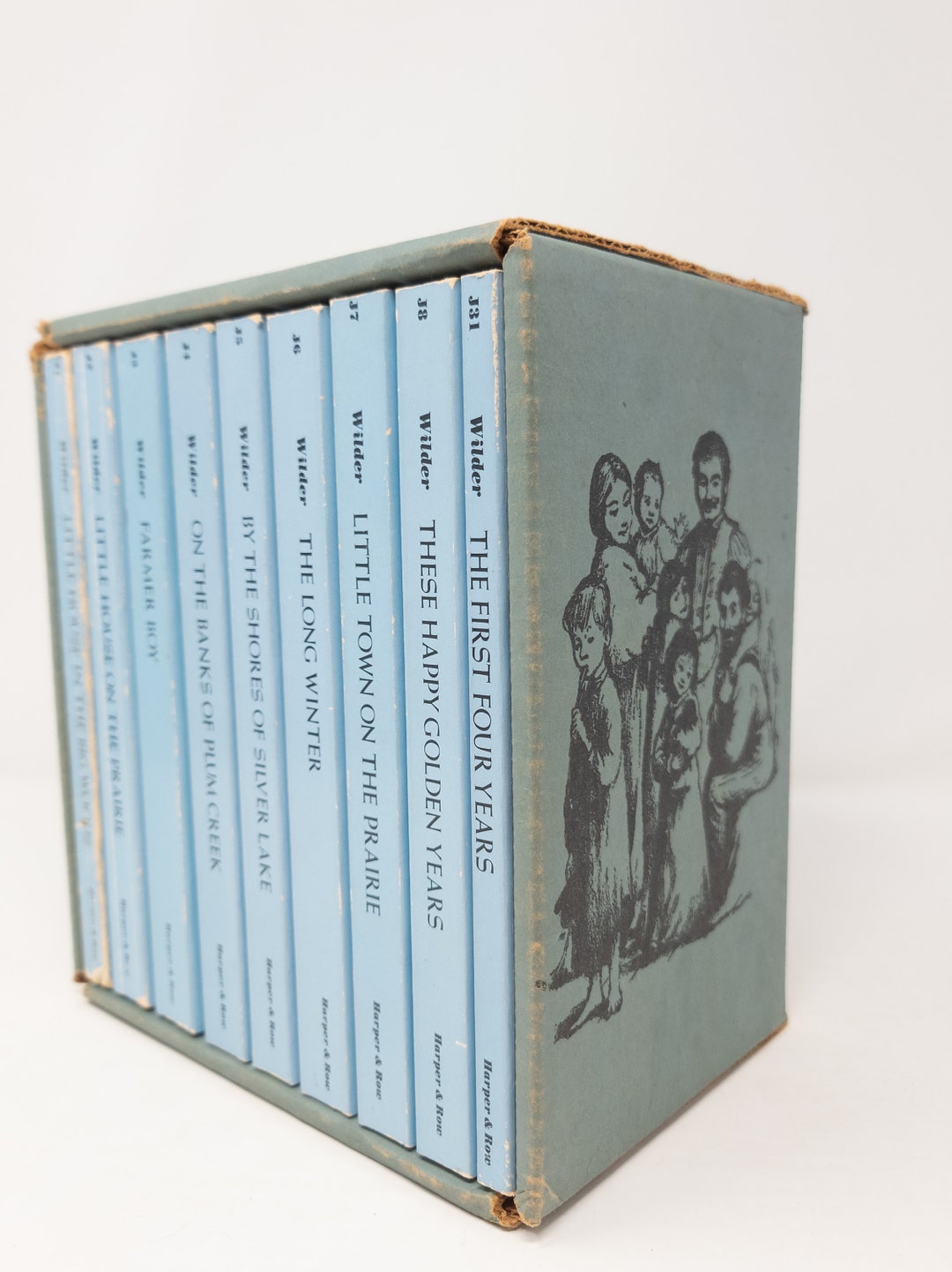 Little House Books Complete Vintage Set Laura Ingall Wilder Vintage ...