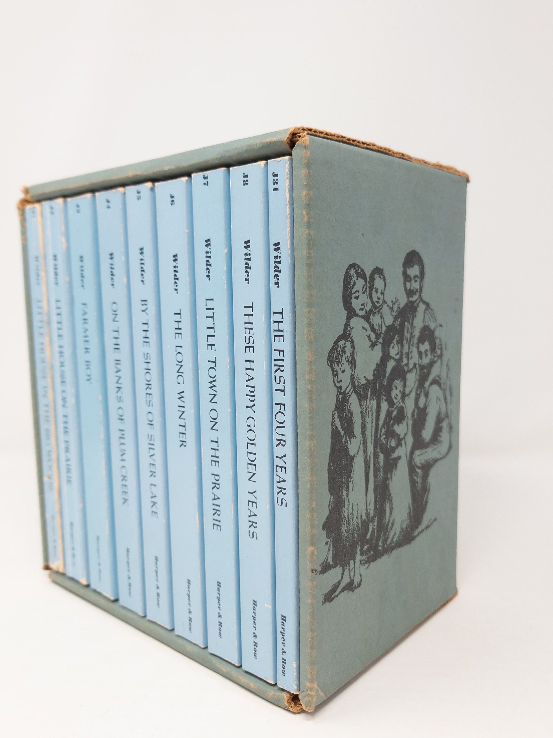 Little House Books Complete Vintage Set Laura Ingall Wilder Vintage ...