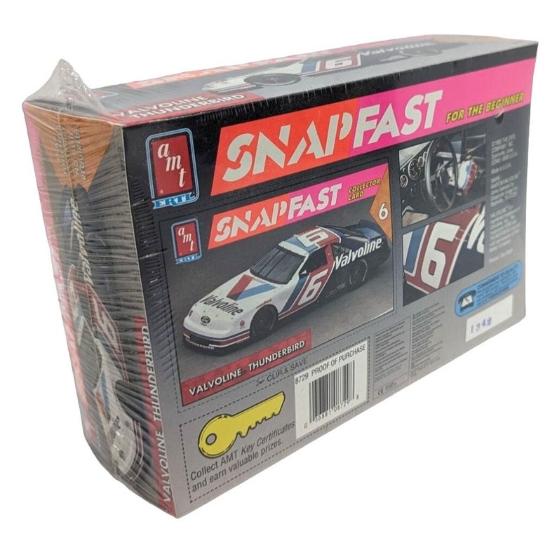Mark Martin Valvoline Thunderbird Snapfast AMT Ertl Model Car 1/32 ...