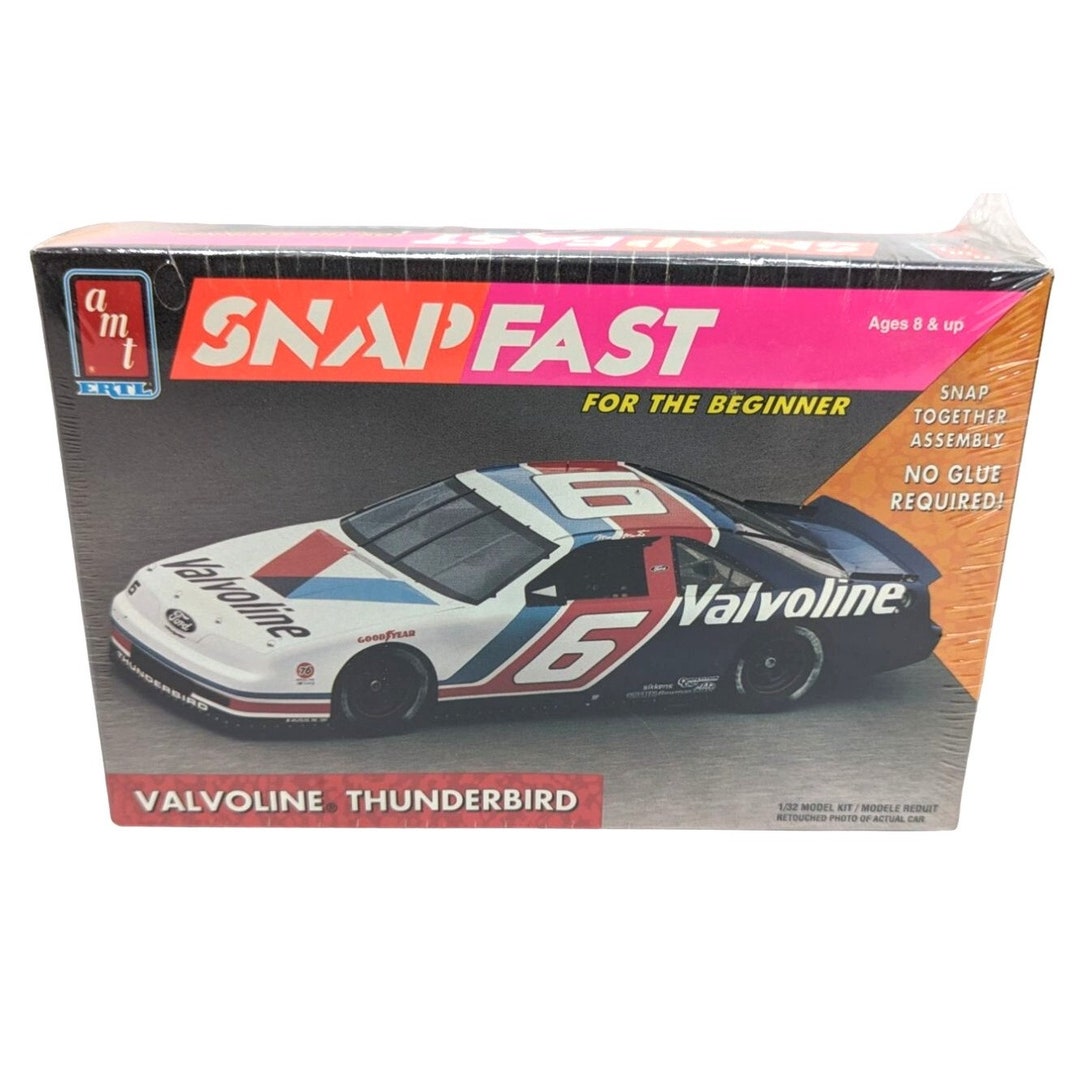 Mark Martin Valvoline Thunderbird Snapfast AMT Ertl Model Car 1/32 ...