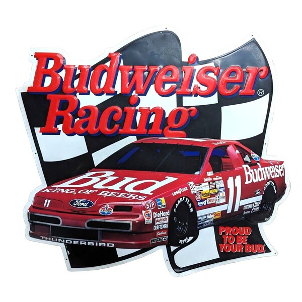 Metal Budweiser Sign - Etsy