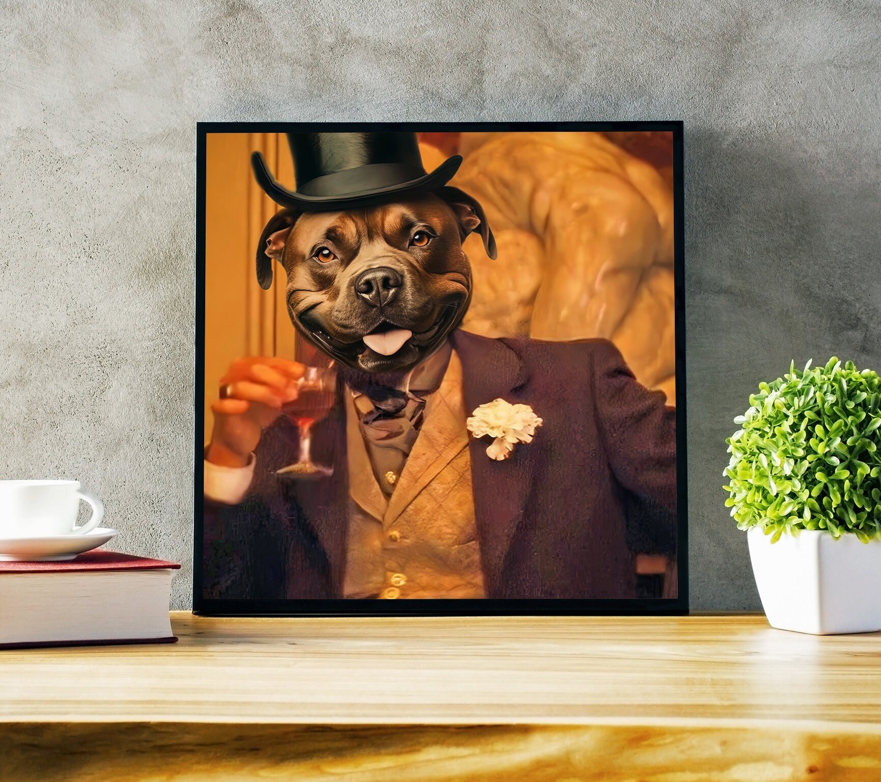 Pawsome Canine Parody: Staffordshire Bull Terrier Unleashes the Memes ...