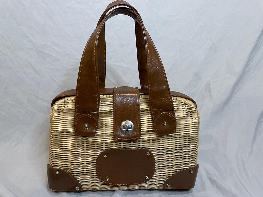 Vintage 1960s Stylecraft Miami Basket Purse - Etsy