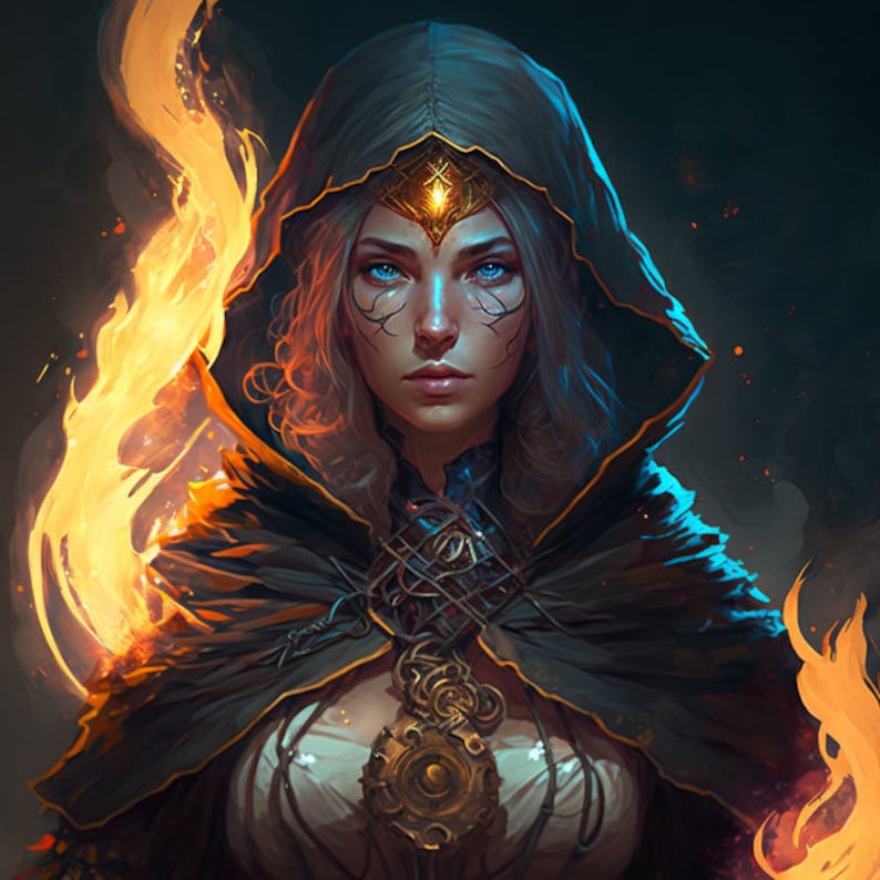 Custom DND Character Portrait Design DND Portrait DND - Etsy