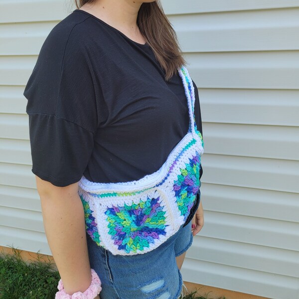 Granny Square Sling Bag - Etsy