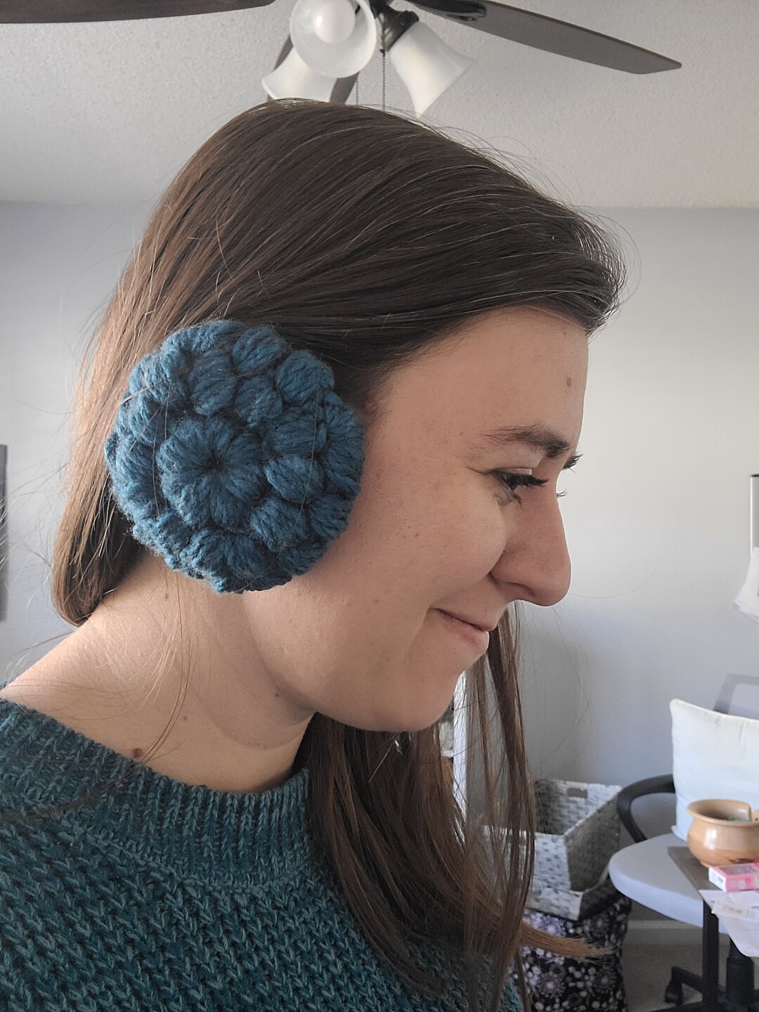 Colorful Ear Pods for Women, Ear Muffs Winter Accessory, Ear Warmers ...