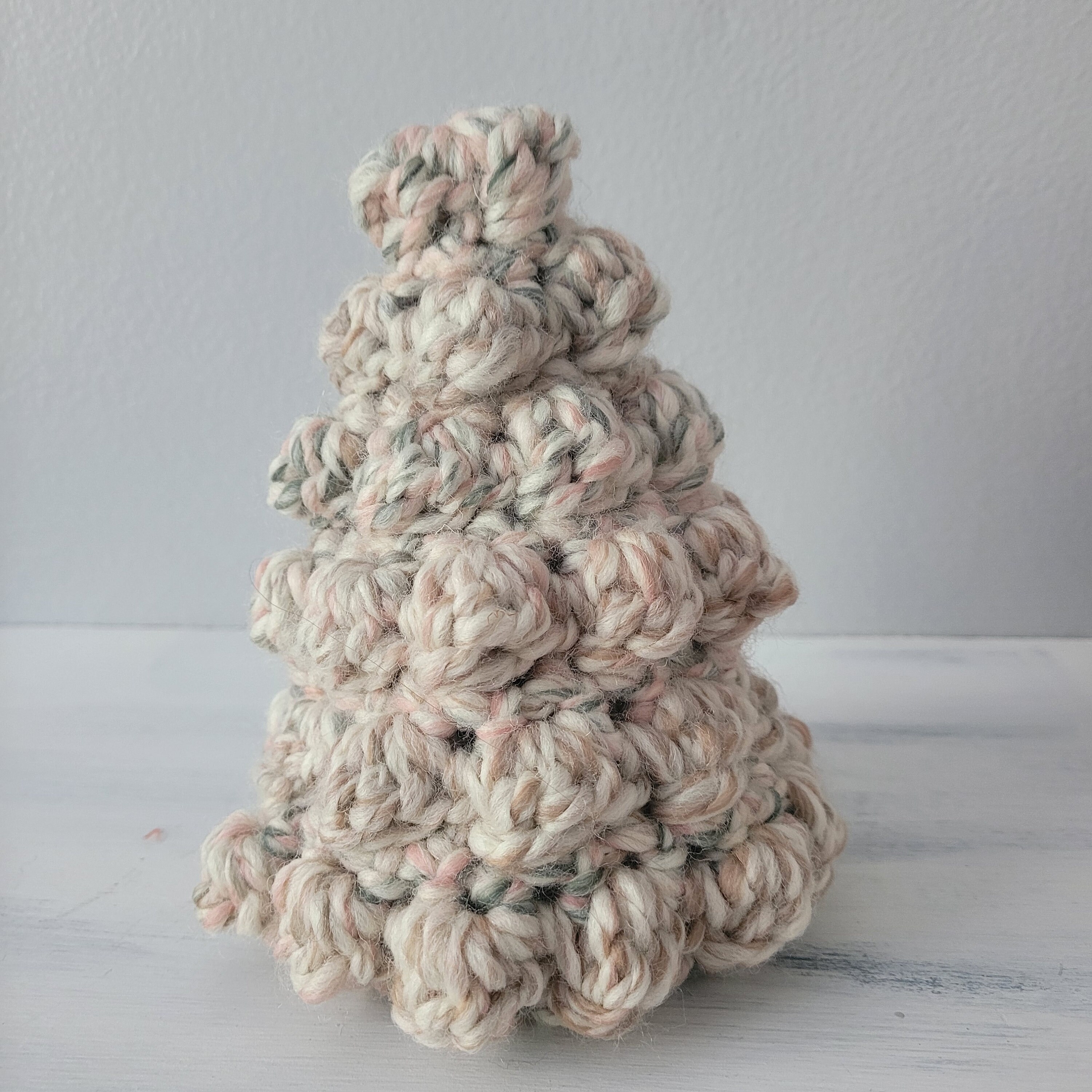 Chunky Textured Christmas Tree Decoration for Holidays, Cozy Winter ...