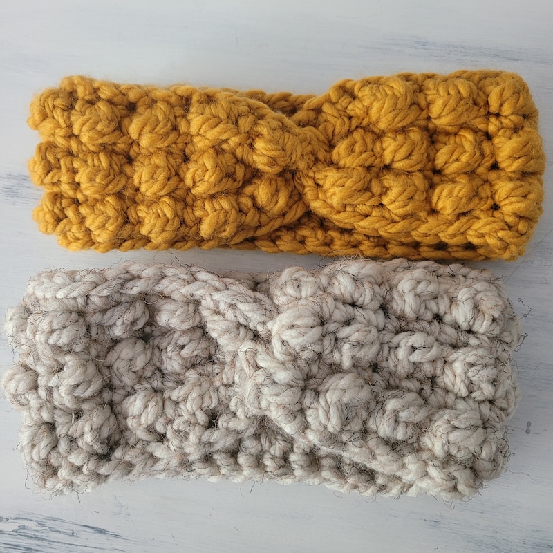 Chunky Crochet Head Band - Etsy