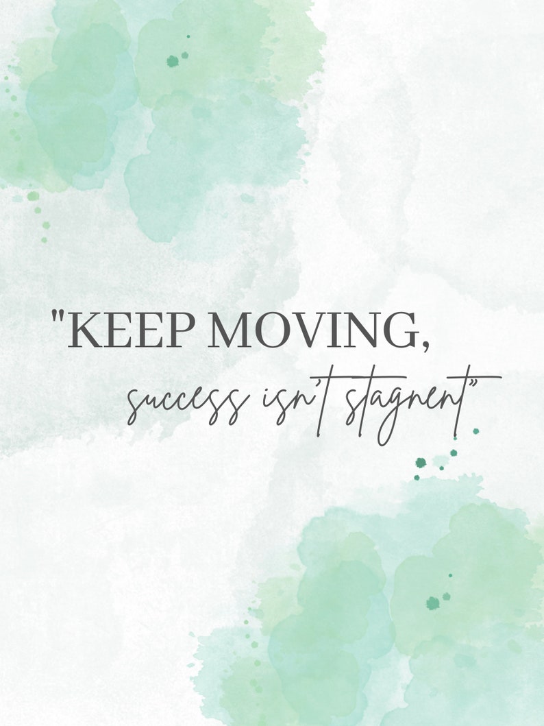 Motivational Poster, Minimalist Design, Green, Successful Mindset ...