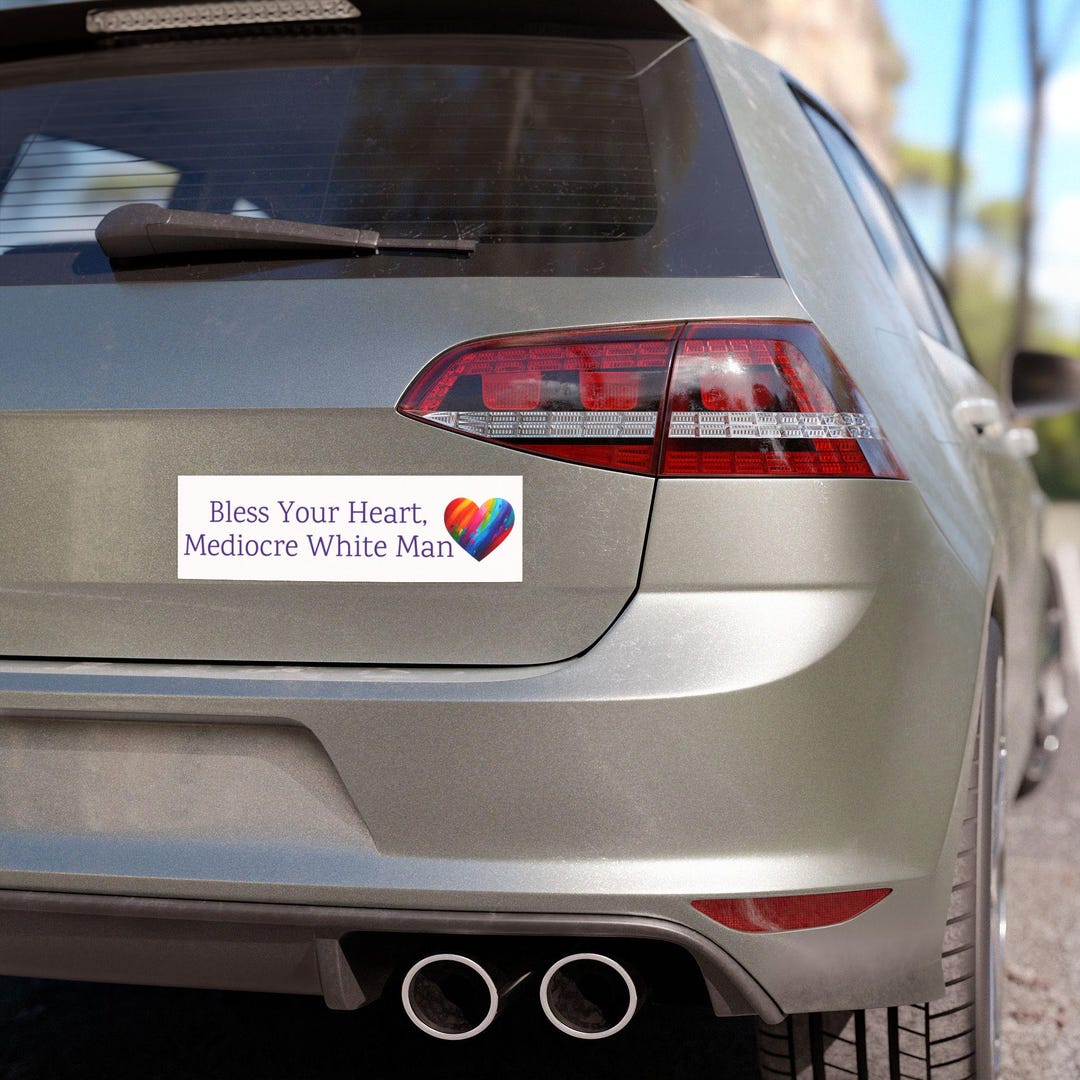 Bless Your Heart Car Magnet, Fun Car Décor, LGBTQ+ Pride Gift, Humorous ...