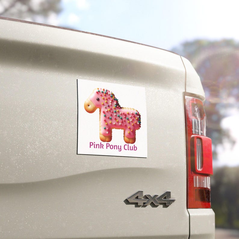 Pink Pony Club Car Magnet - Etsy