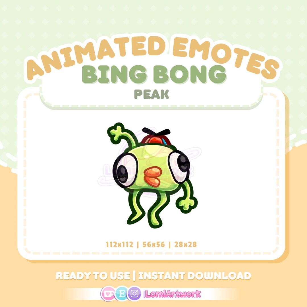 PEAK - BING BONG - Animated Emote - Twitch/discord/youtube/kick - 1 ...