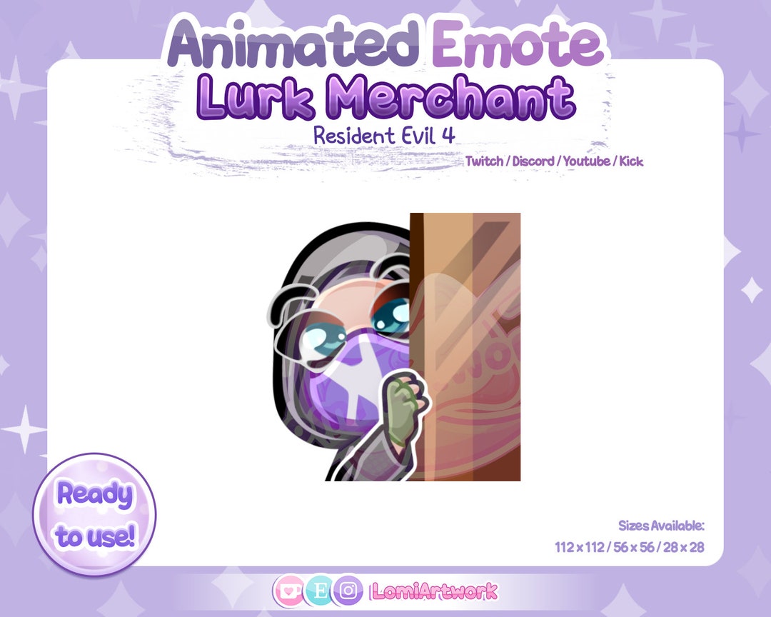 RESIDENT EVIL 4 EMOTES - Animated Lurker Merchant - Ready to Use, P2U ...