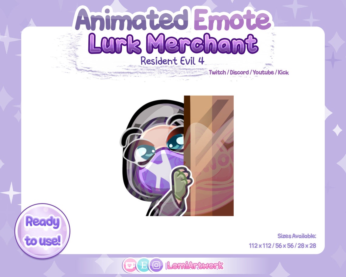 RESIDENT EVIL 4 EMOTES - Animated Lurker Merchant - Ready to Use, P2U ...