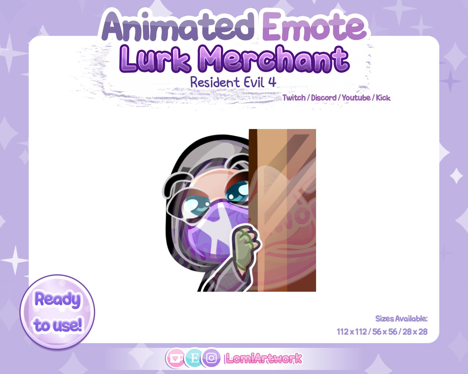 RESIDENT EVIL 4 EMOTES - Animated Lurker Merchant - Ready to Use, P2U ...