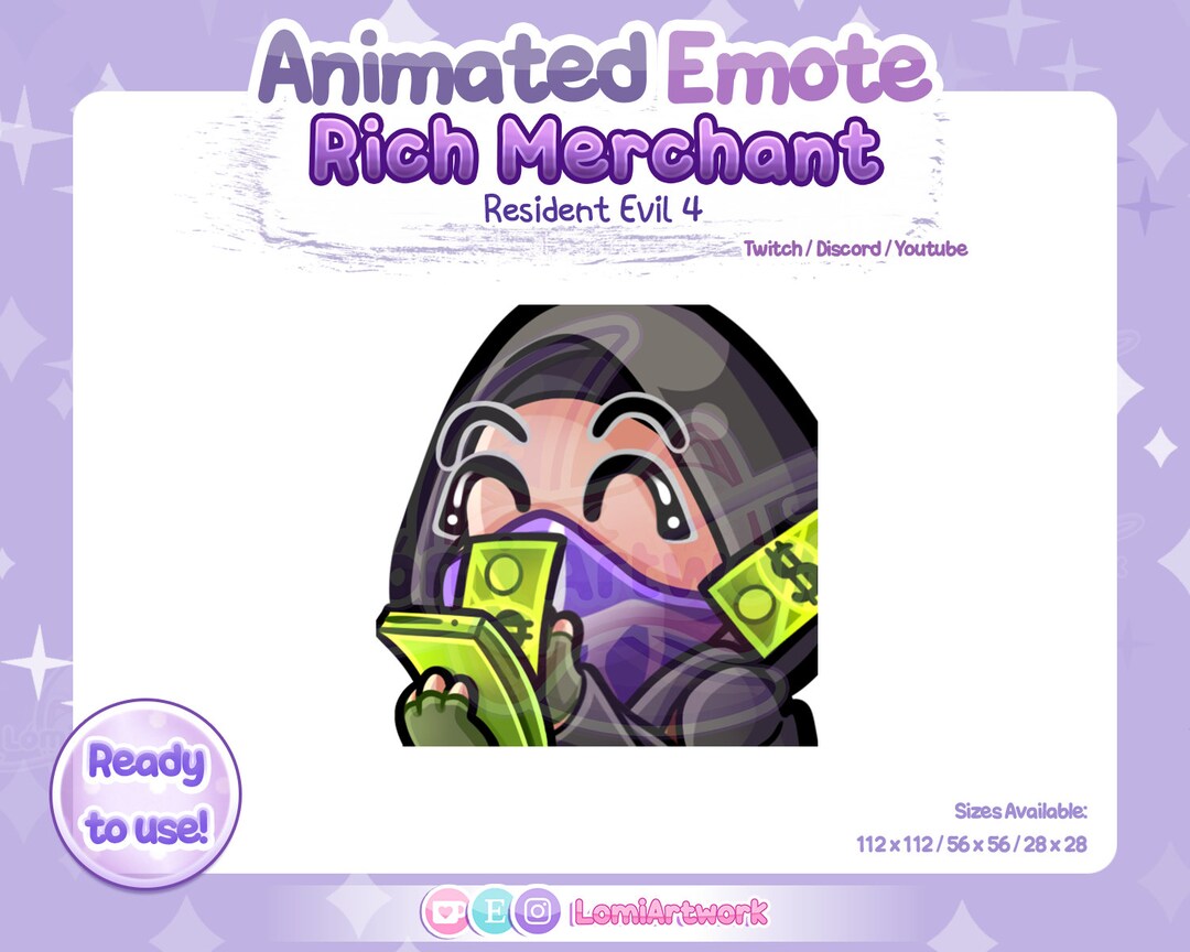 RESIDENT EVIL 4 EMOTES - Animated Rich Merchant - Ready to Use, P2U ...