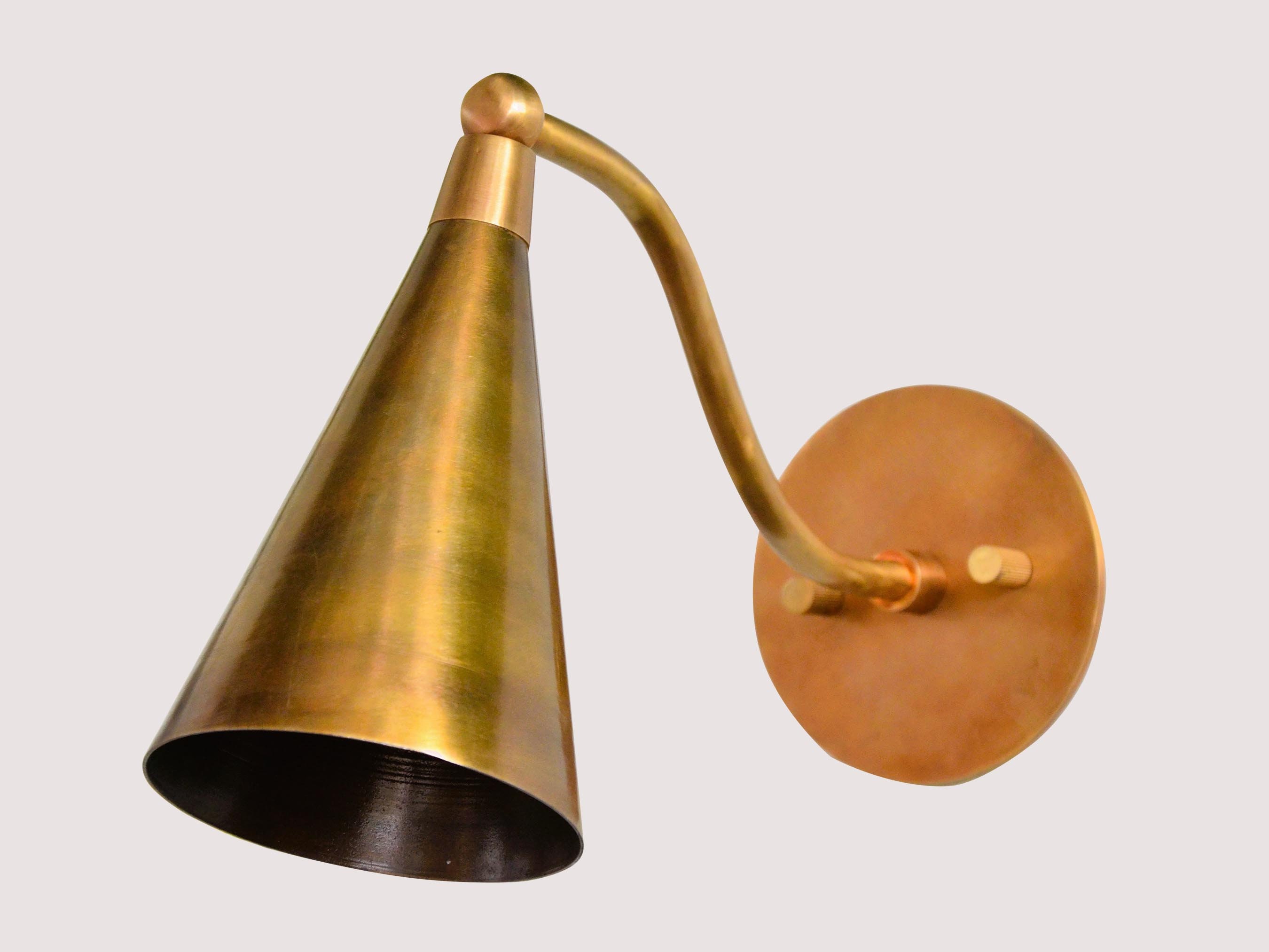 Modern Designer Brass Scones Style Mid Century Wall Lamp Luminaire ...