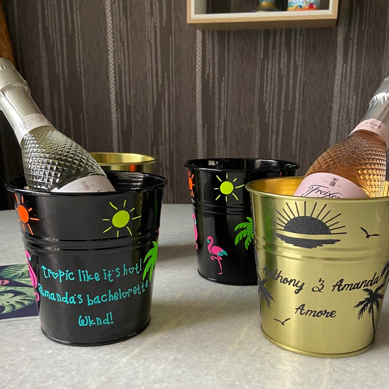 Metal Buckets for Wedding - Etsy