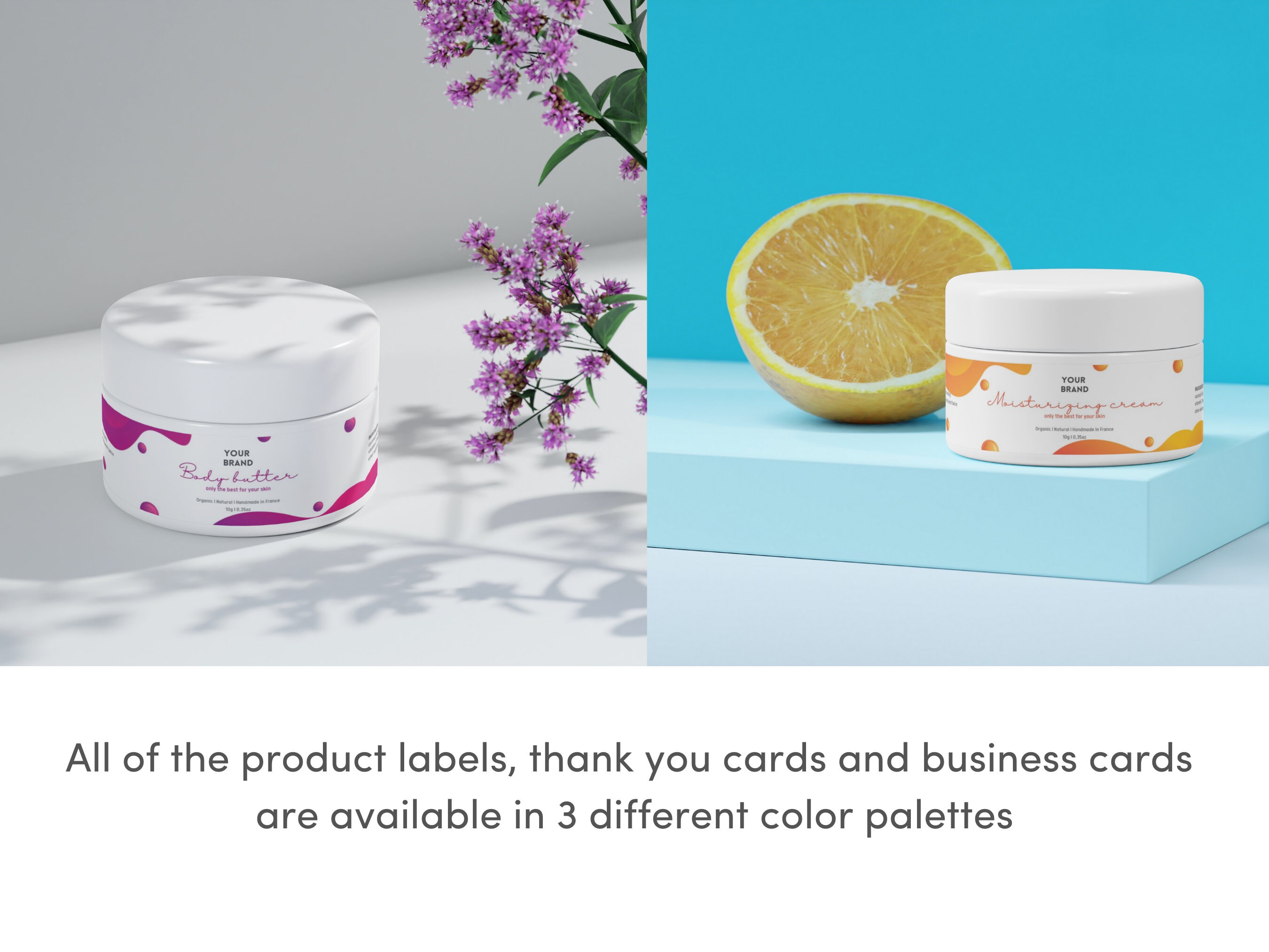 Editable Cosmetic Product Labels, Printable Labels for Skincare ...