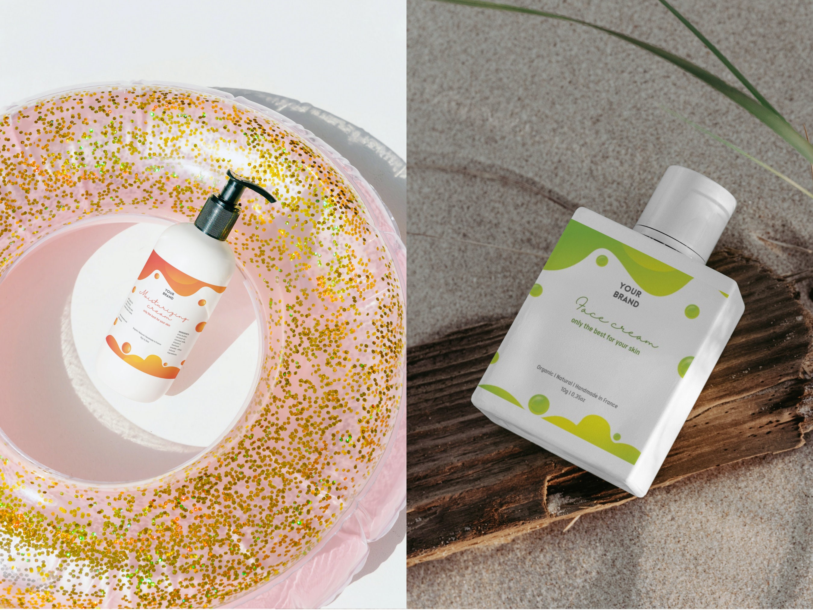 Editable Cosmetic Product Labels, Printable Labels for Skincare ...