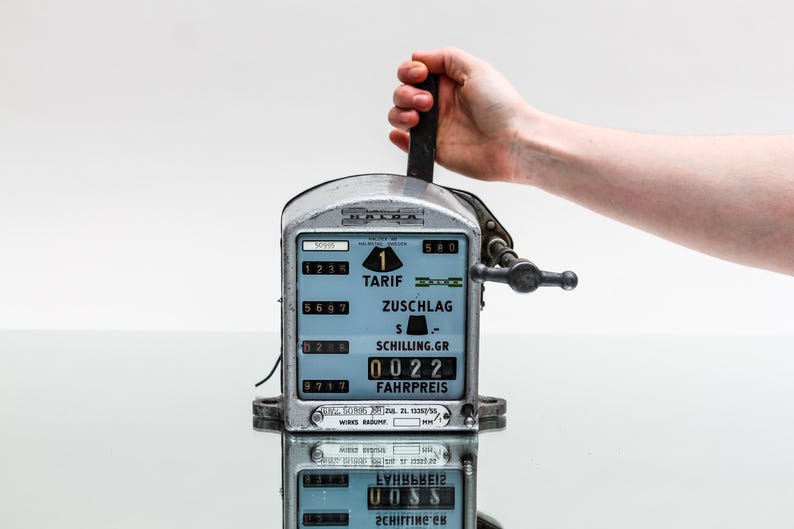 Vintage Halda Taxi Meter: 1950s Austrian Industrial Decor - Etsy