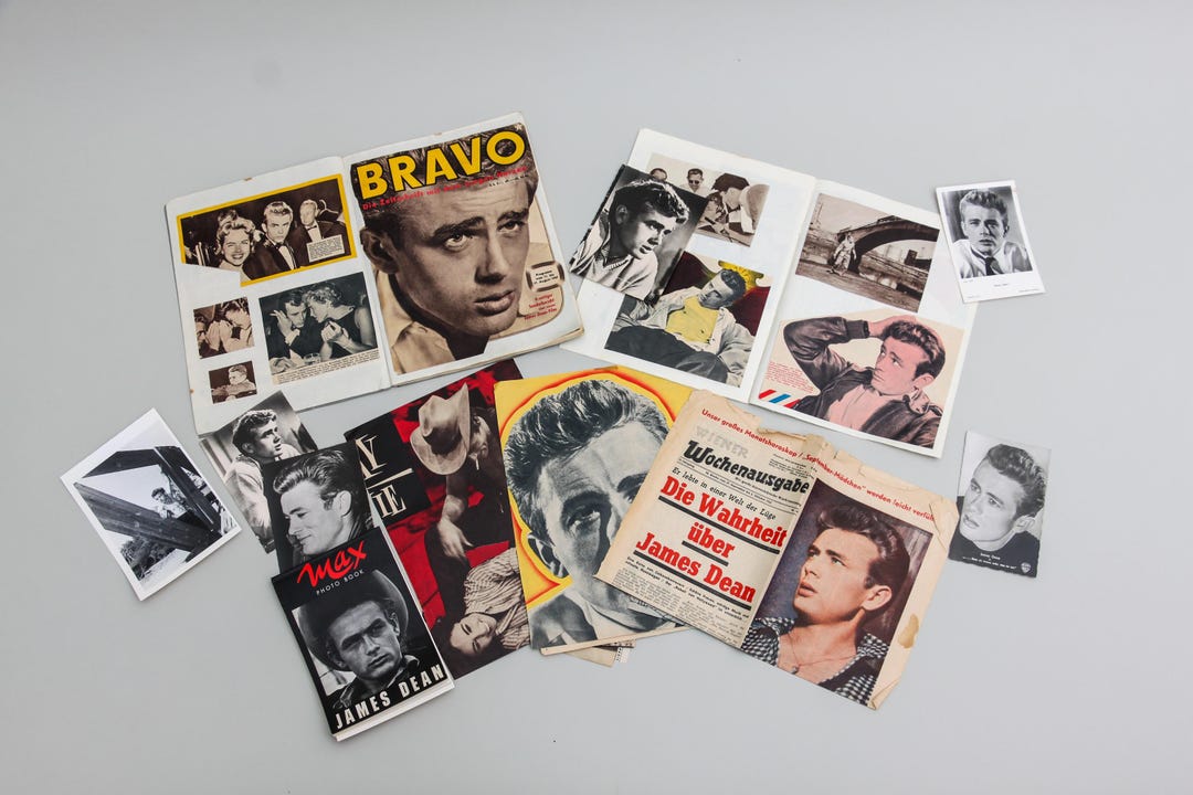 Vintage James Dean Fan Collection From the 50s 60s | Mid Century ...