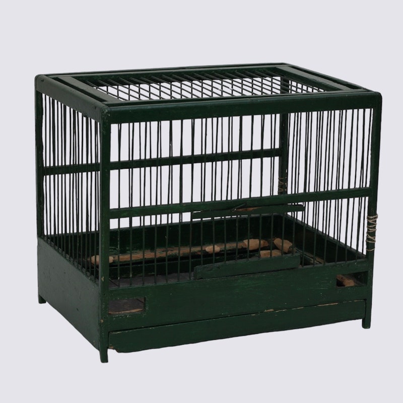 Wooden Bird Cage - Etsy