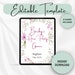 Hen Do Games. Hen Party Day/weekend. Editable Canva Template A5. Bride ...