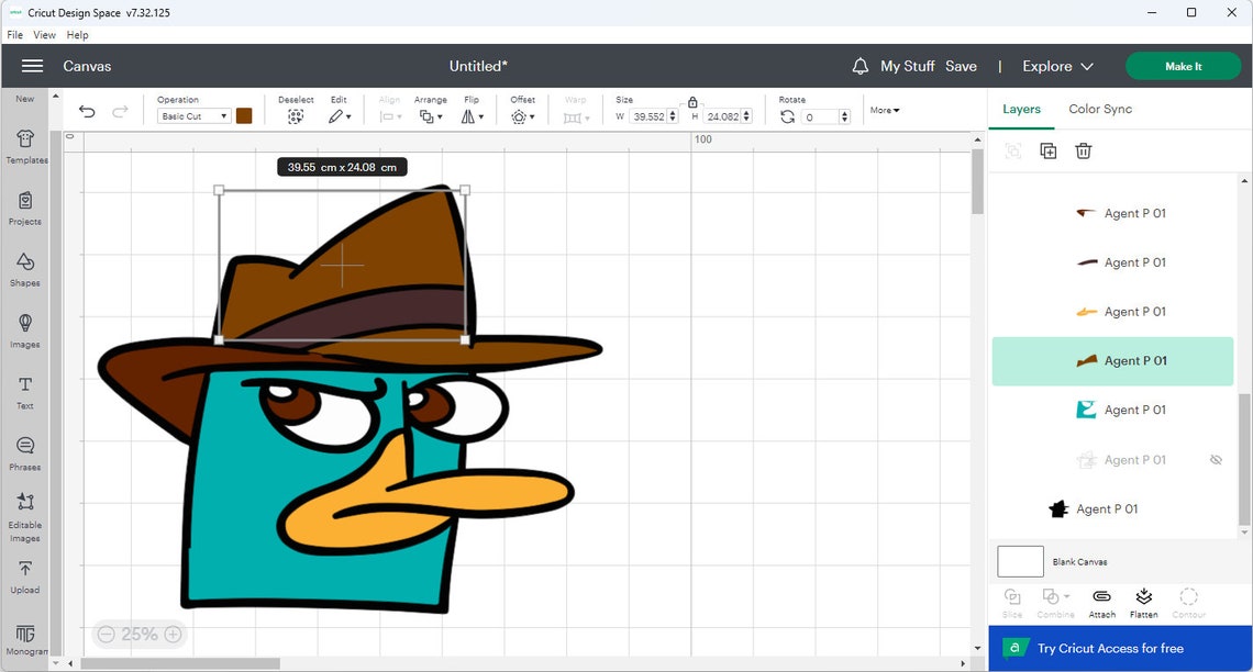 Agent P | Perry the Platypus | Phineas and Ferb | Svg Png Jpg Ai Eps ...