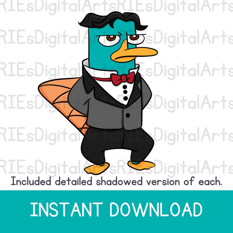 Agent P Costume Perry the Platypus in Costume Phineas and - Etsy