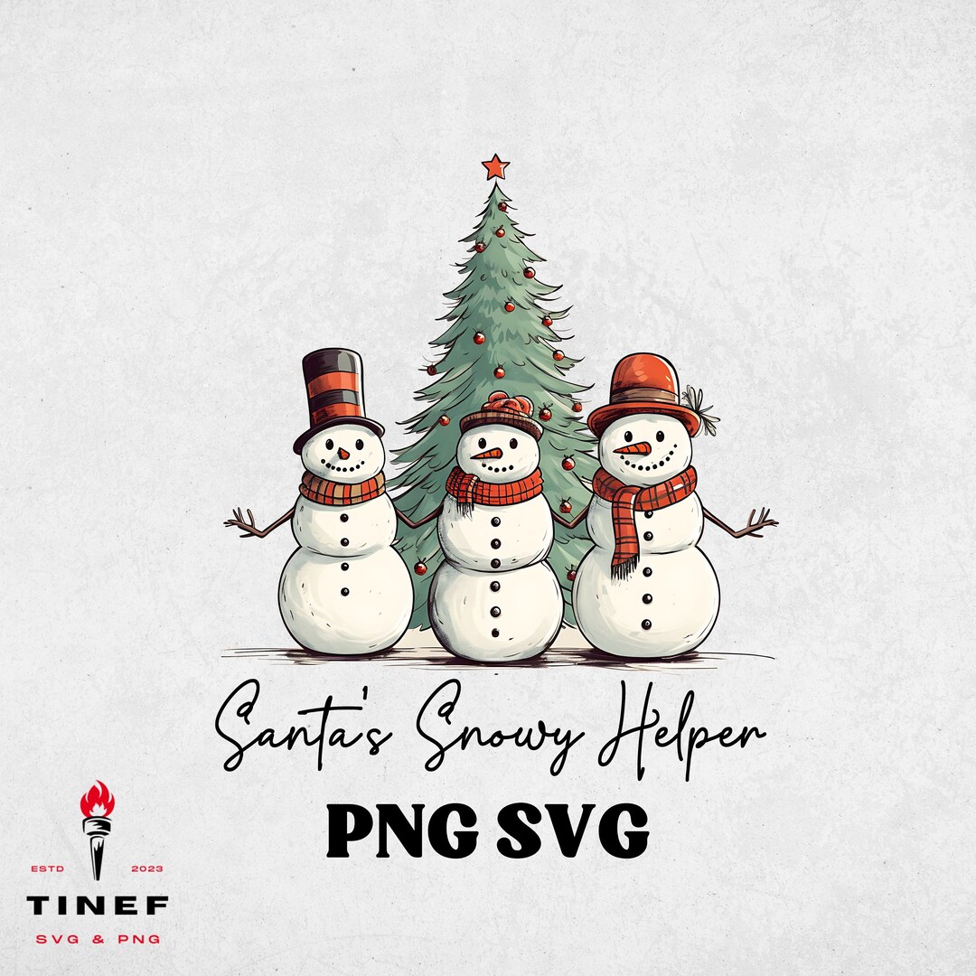 Santa's Helper PNG Svg,christmas Svg Png,snowman Png,christmas Png ...