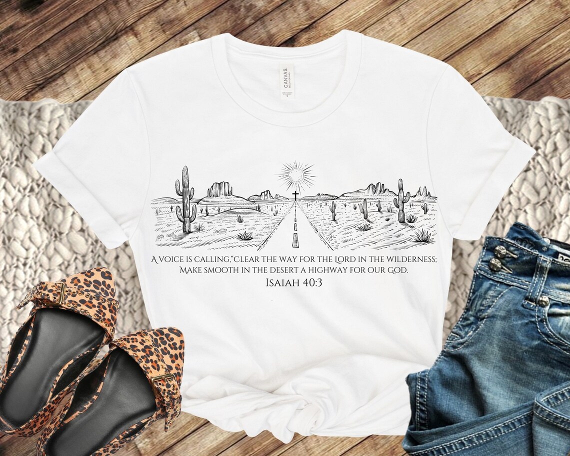 Clear the Way for the Lord in the Wilderness,bible Quote Svg,western ...