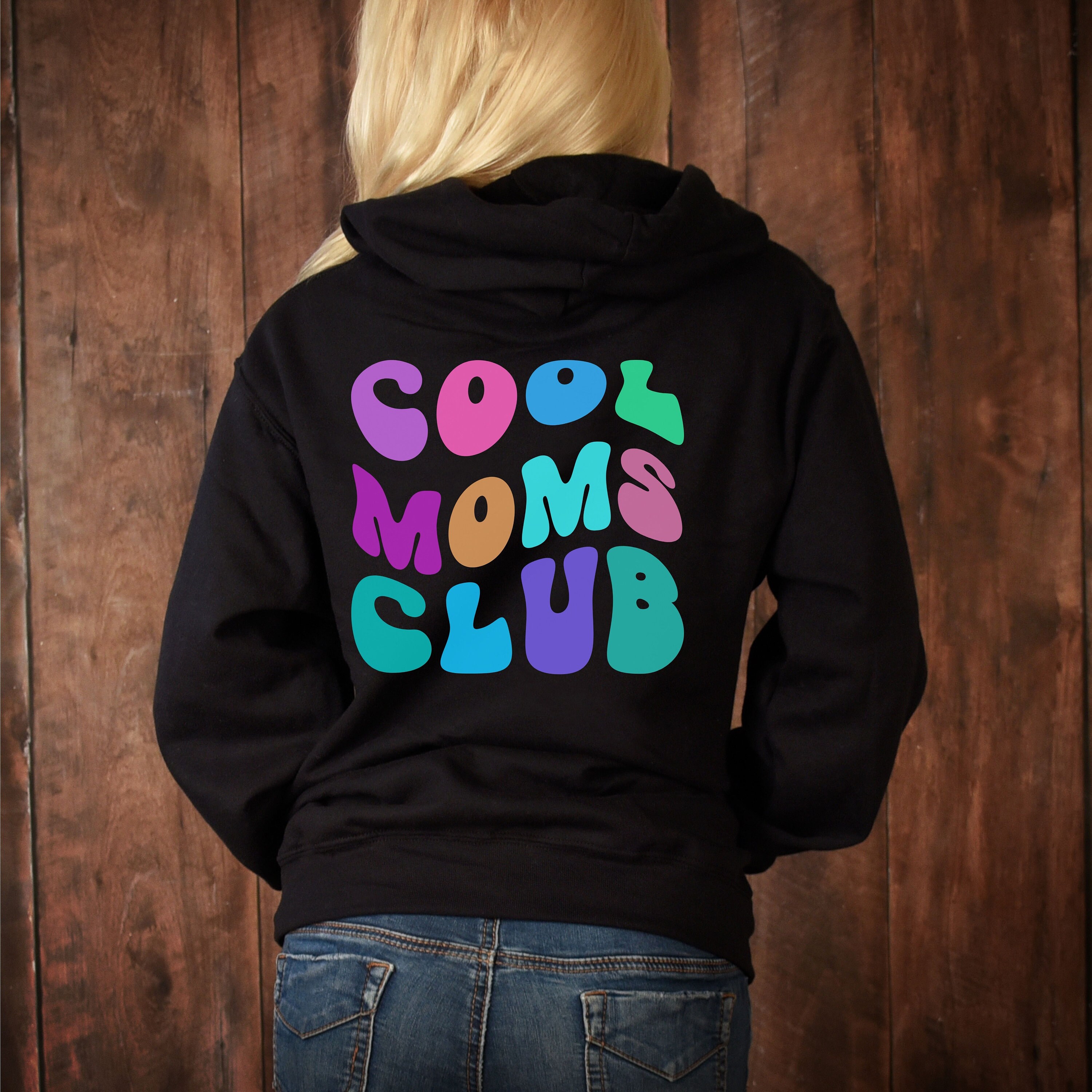 Cool Moms Club Pngfunny Mom Shirttrendy Mama Pngwavy - Etsy