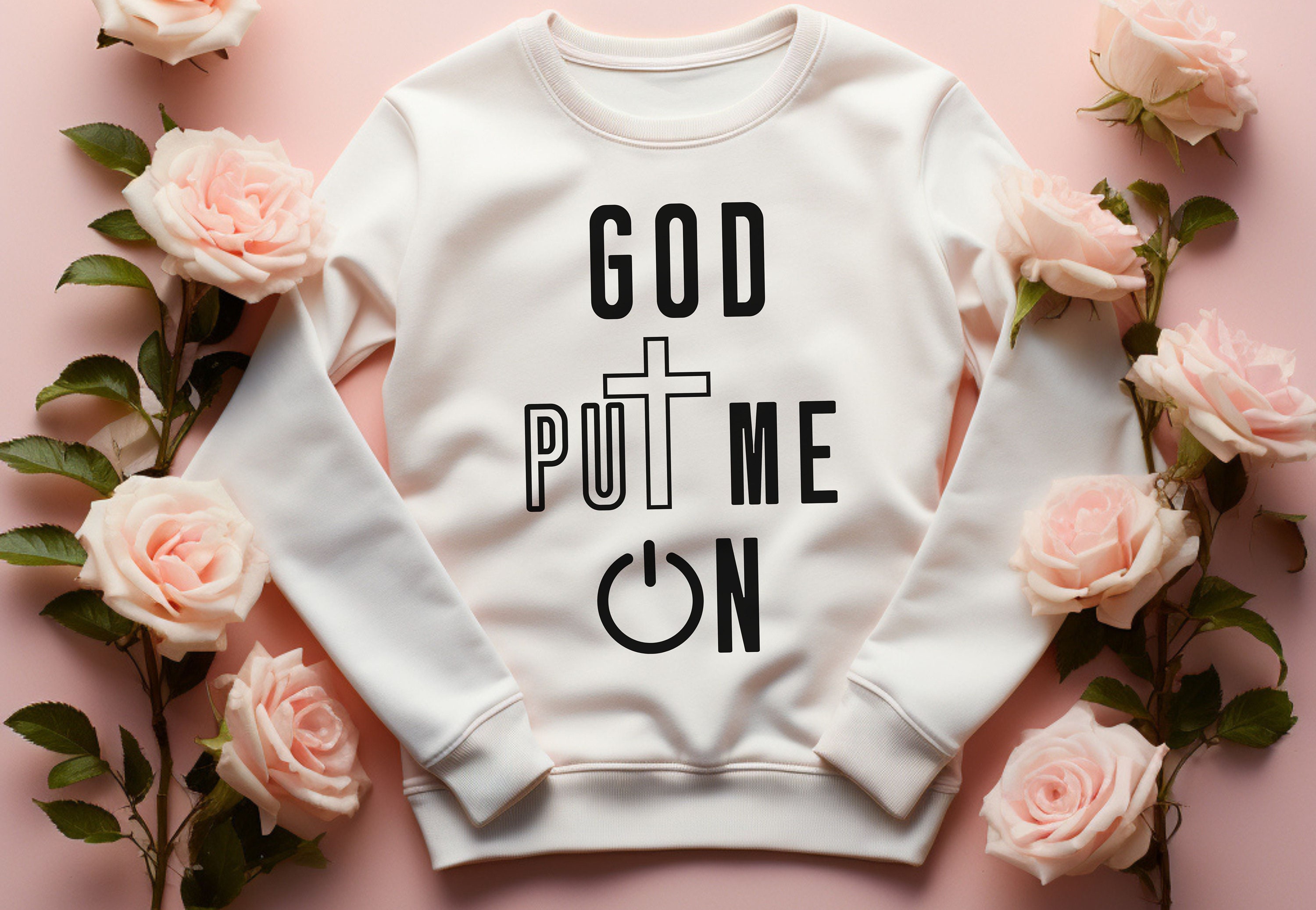 God Put Me on PNG Svg,christian Svg Png,jesus Svg,religious Svg,bible ...