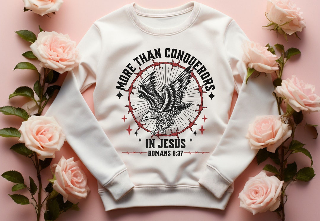 More Than Conquerors in Jesus Png,christian Svg Png,jesus Png,religious ...