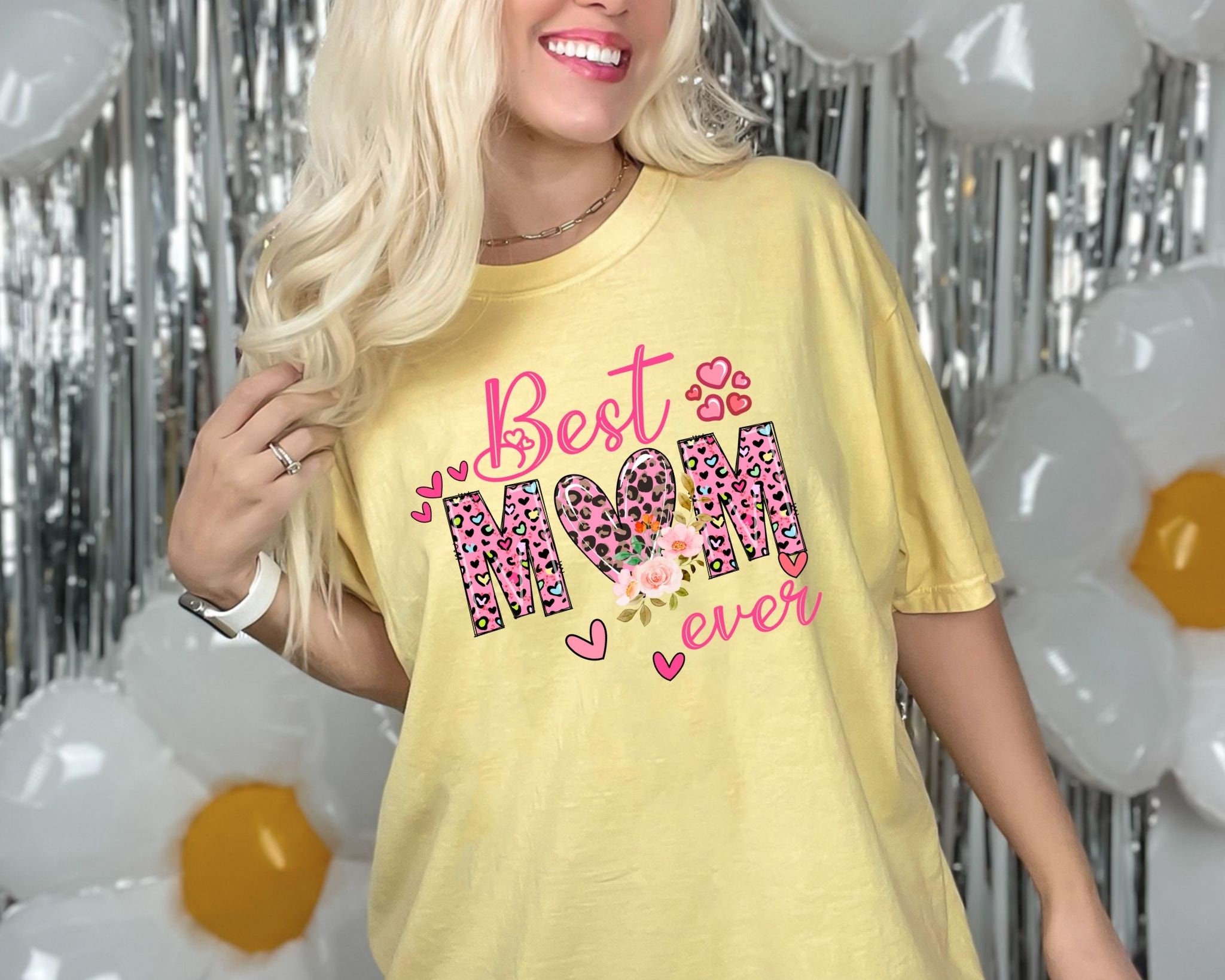 Best Mom Ever Pngbest Mom Pngfloral Mom Pngmothers Day - Etsy