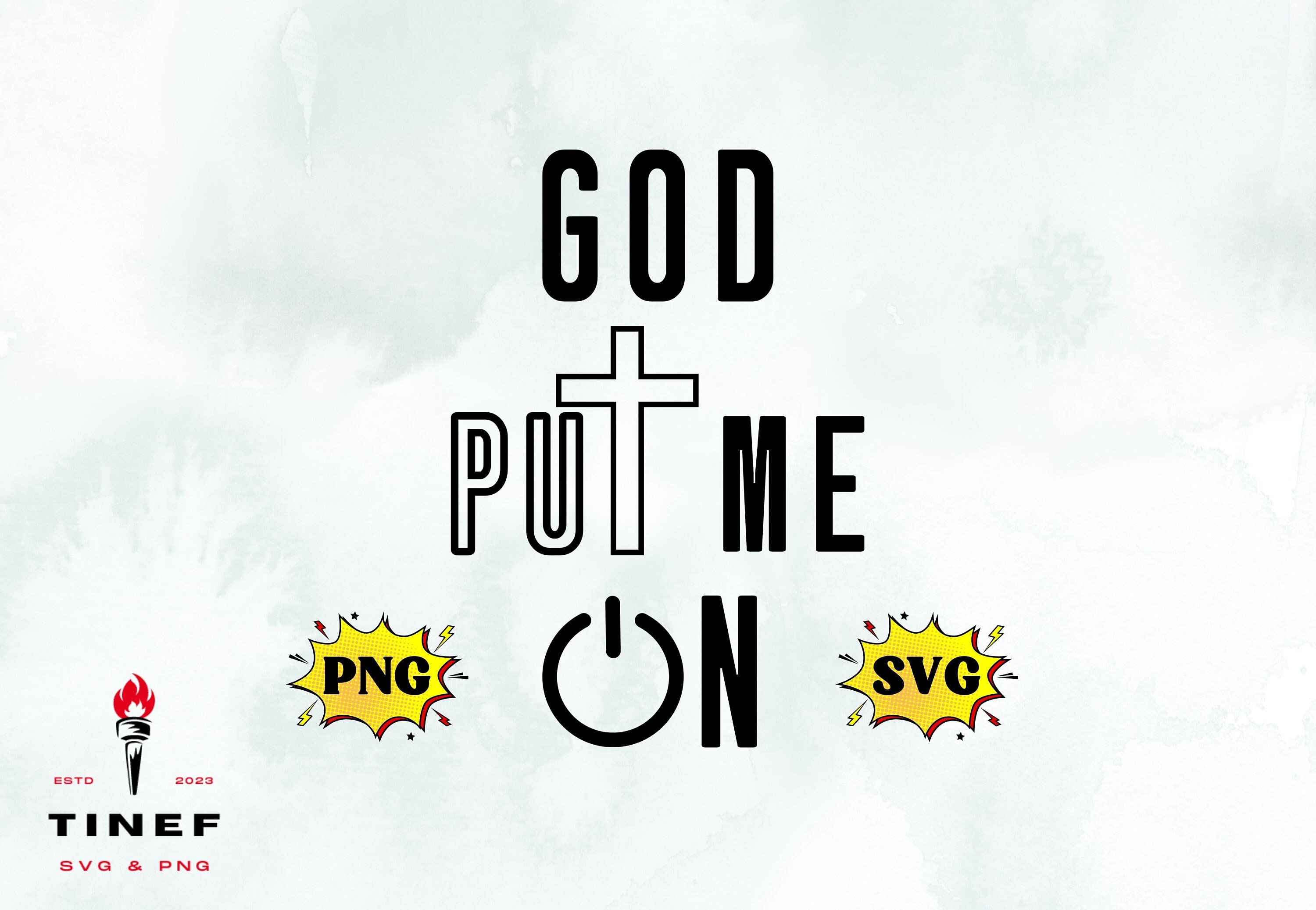 God Put Me on PNG Svg,christian Svg Png,jesus Svg,religious Svg,bible ...
