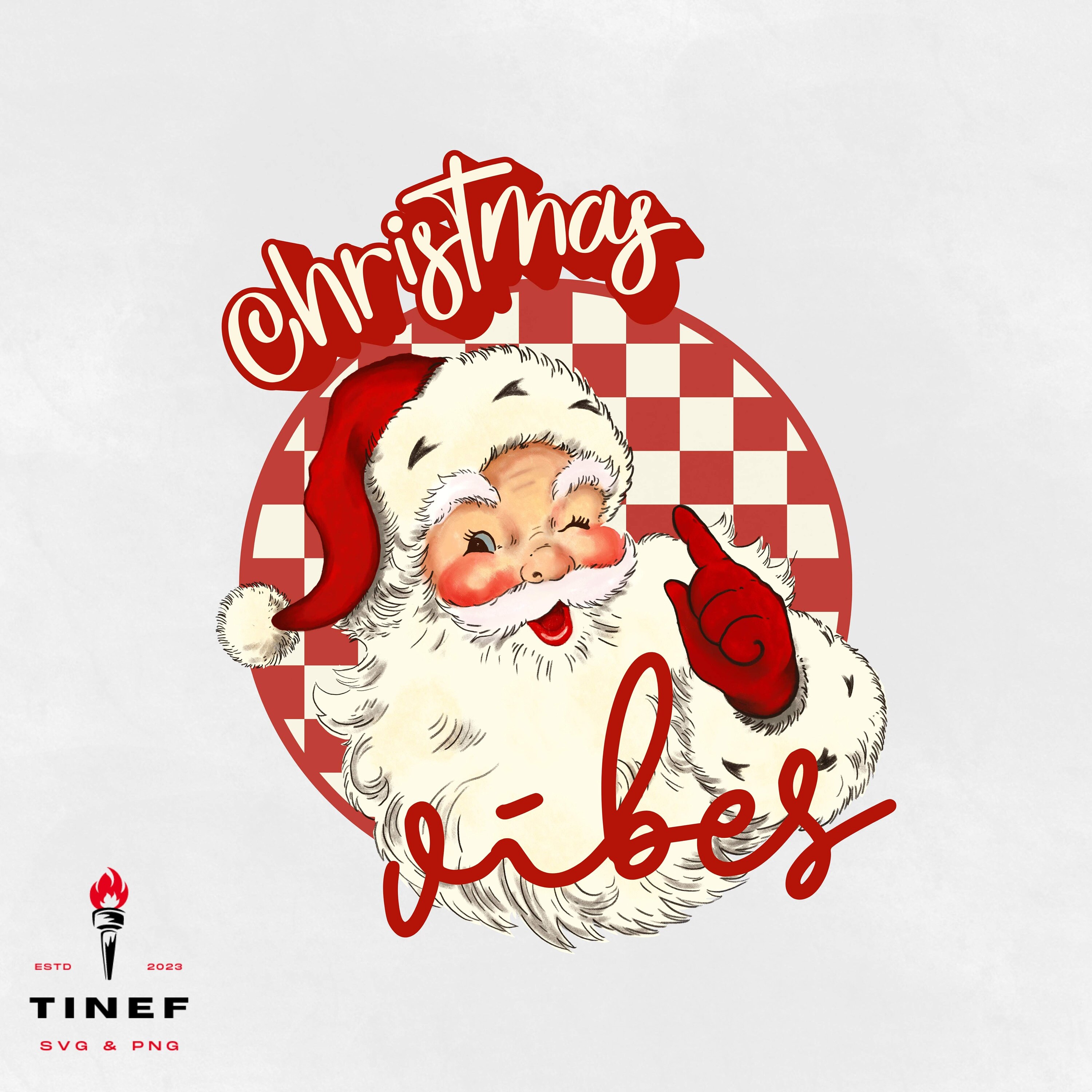 Christmas Png,santa Png,retro Christmas Png,santa Claus Png,santa ...
