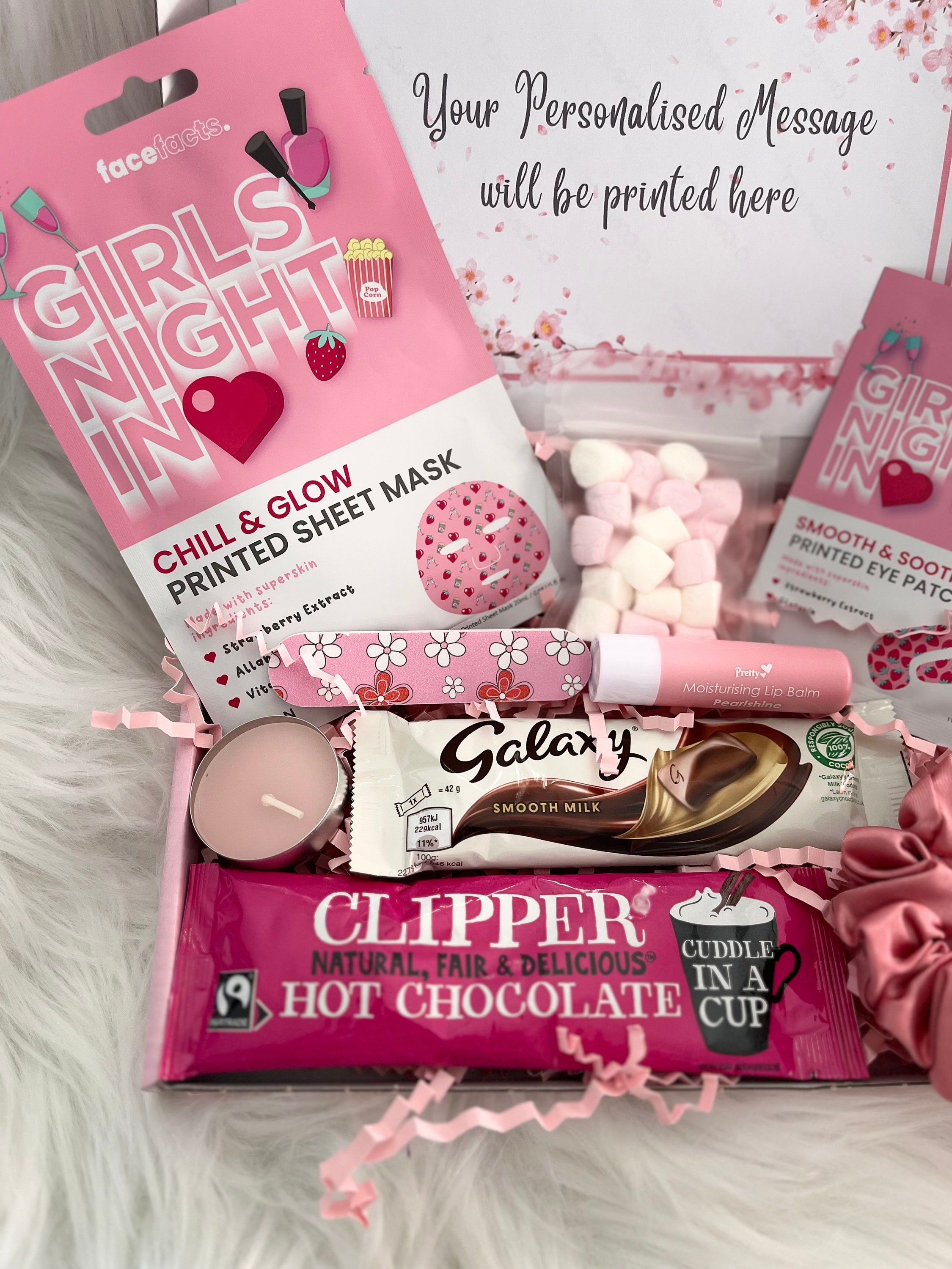 Pamper Gift Box for Her Teenage Tween Birthday Sleep Over Pamper Self ...