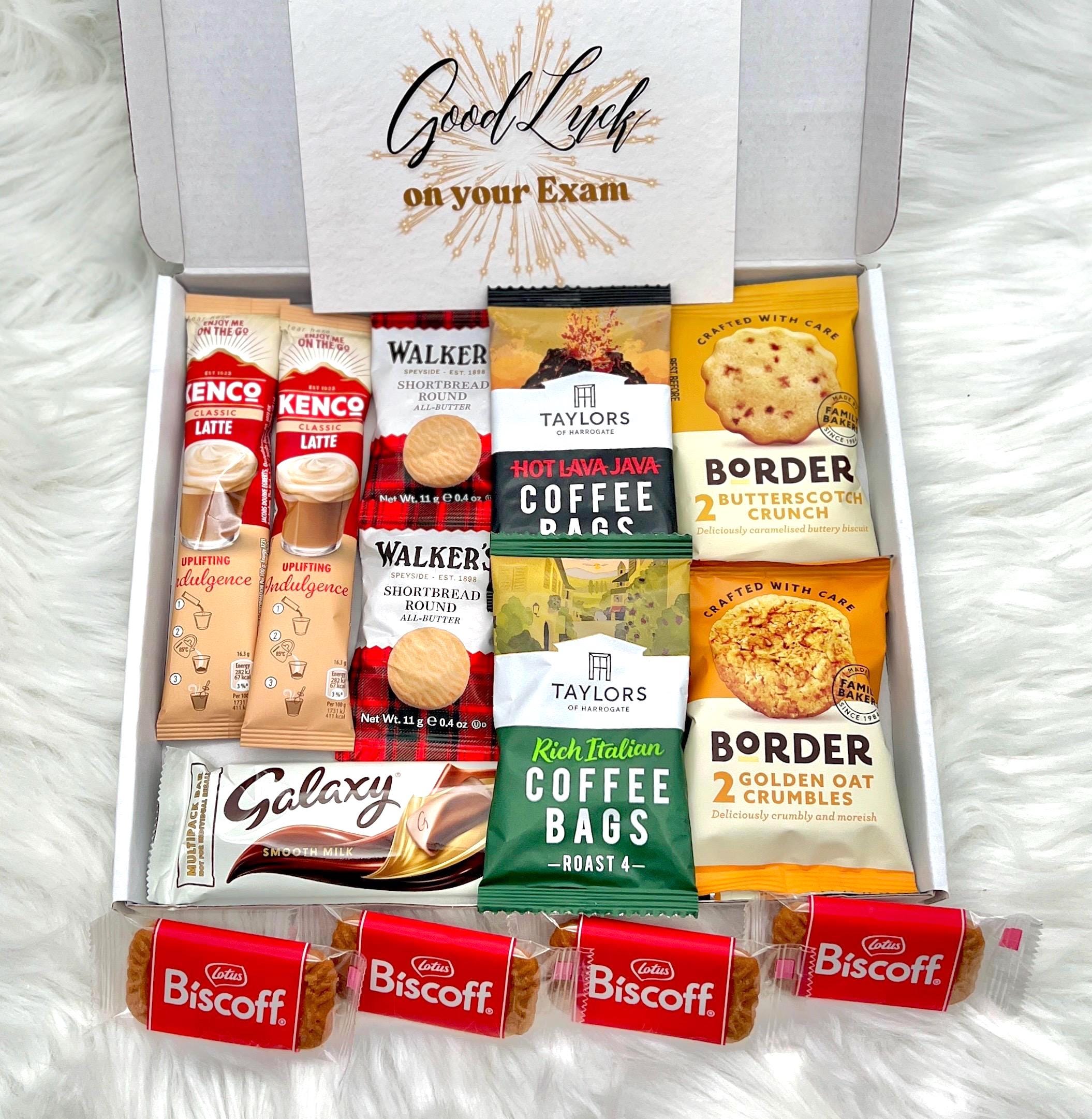 Good Luck Exam Gift UK Letterbox | Exam Gift Box | Student Survival Kit ...