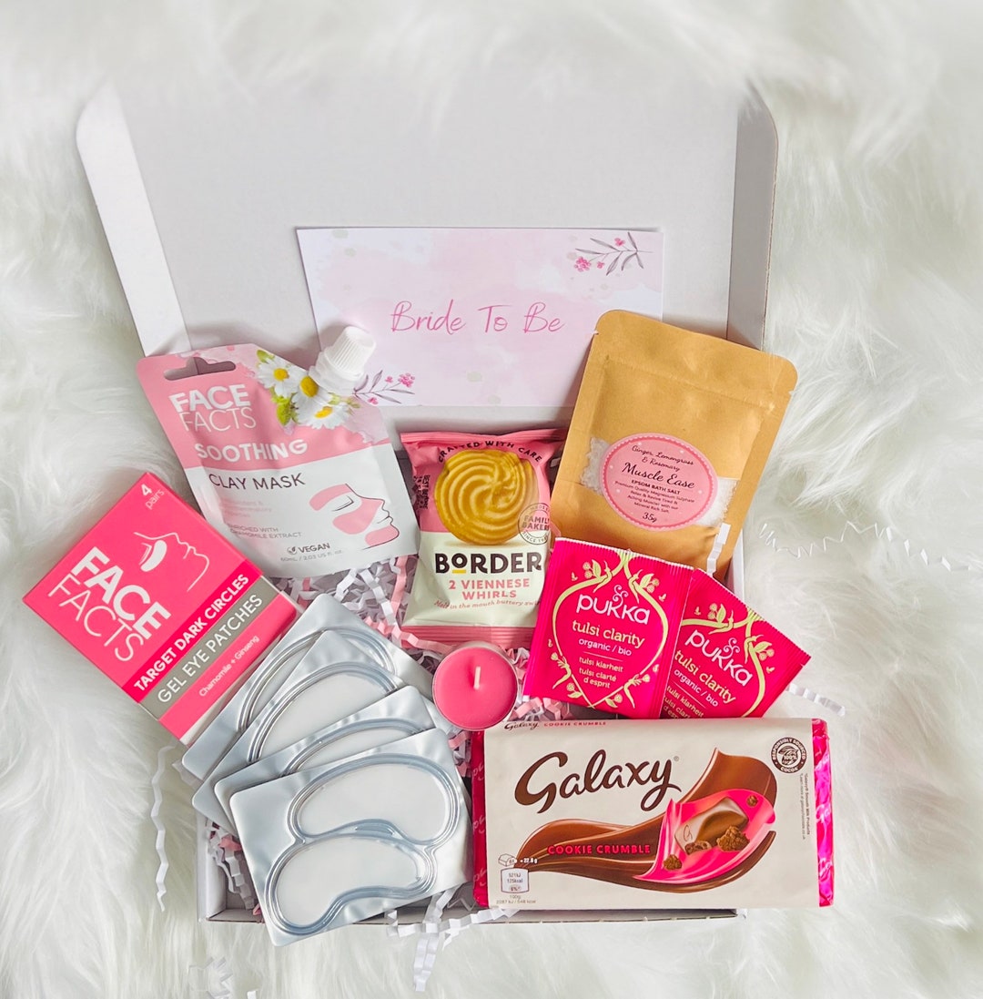 Bride Wedding Pamper Gift Hamper, Bride Beauty Gift Box, Bridesmaid ...